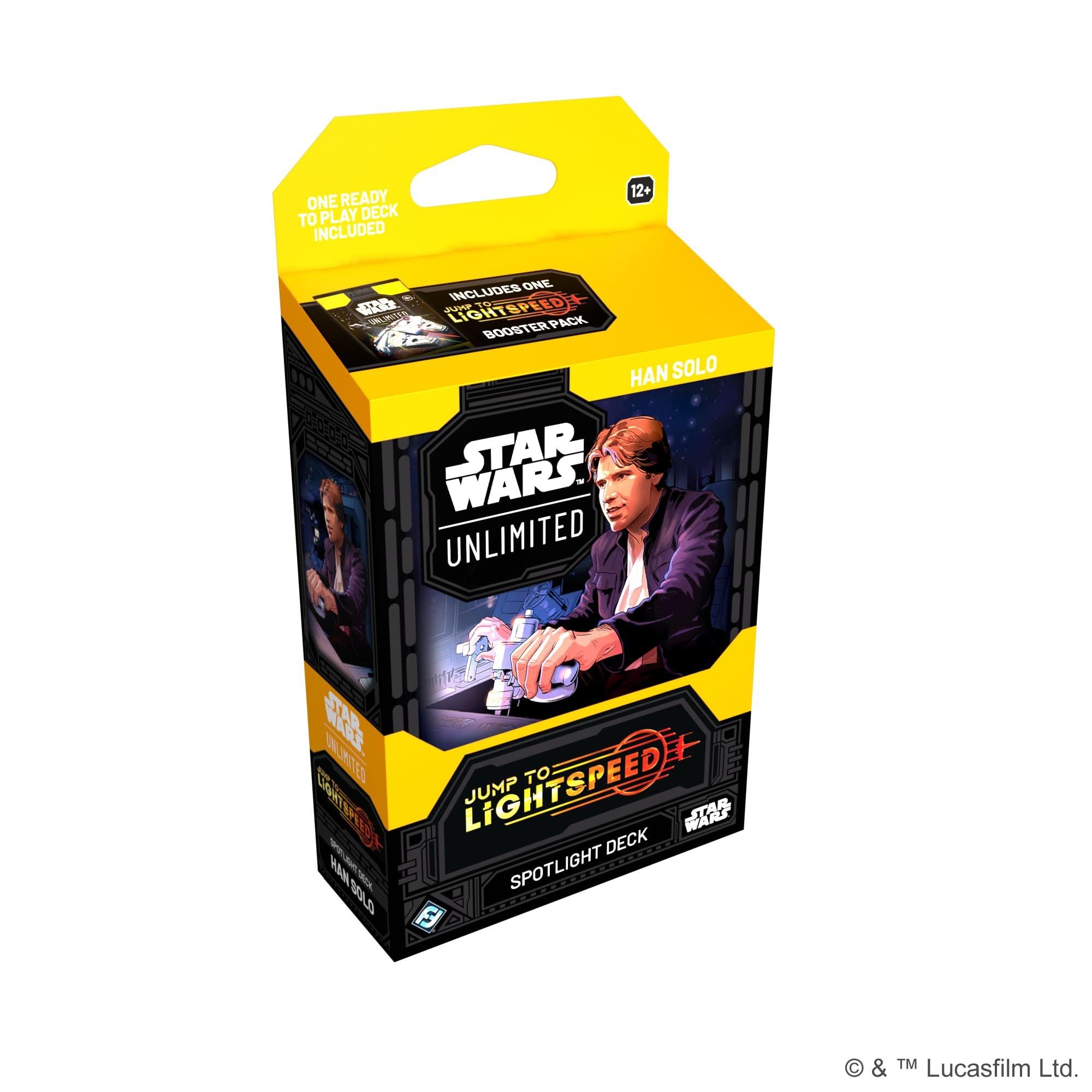 Star Wars: Unlimited TCG Jump to Lightspeed Han Solo Spotlight Deck ...